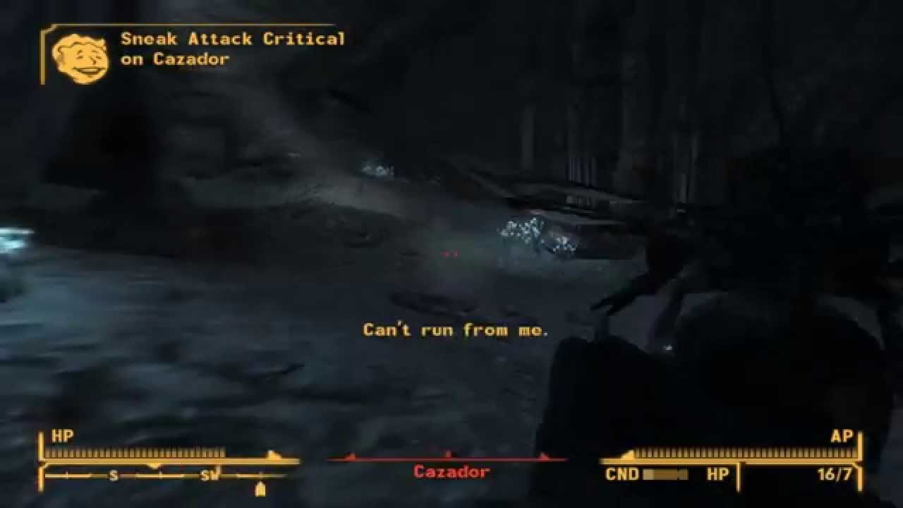 Fallout New Vegas: The Legendary Cazador + Remnants power Helmet - YouTube