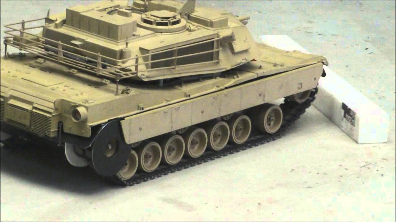 Abrams Tank scale model racing and drifting indoors.wmv - YouTube