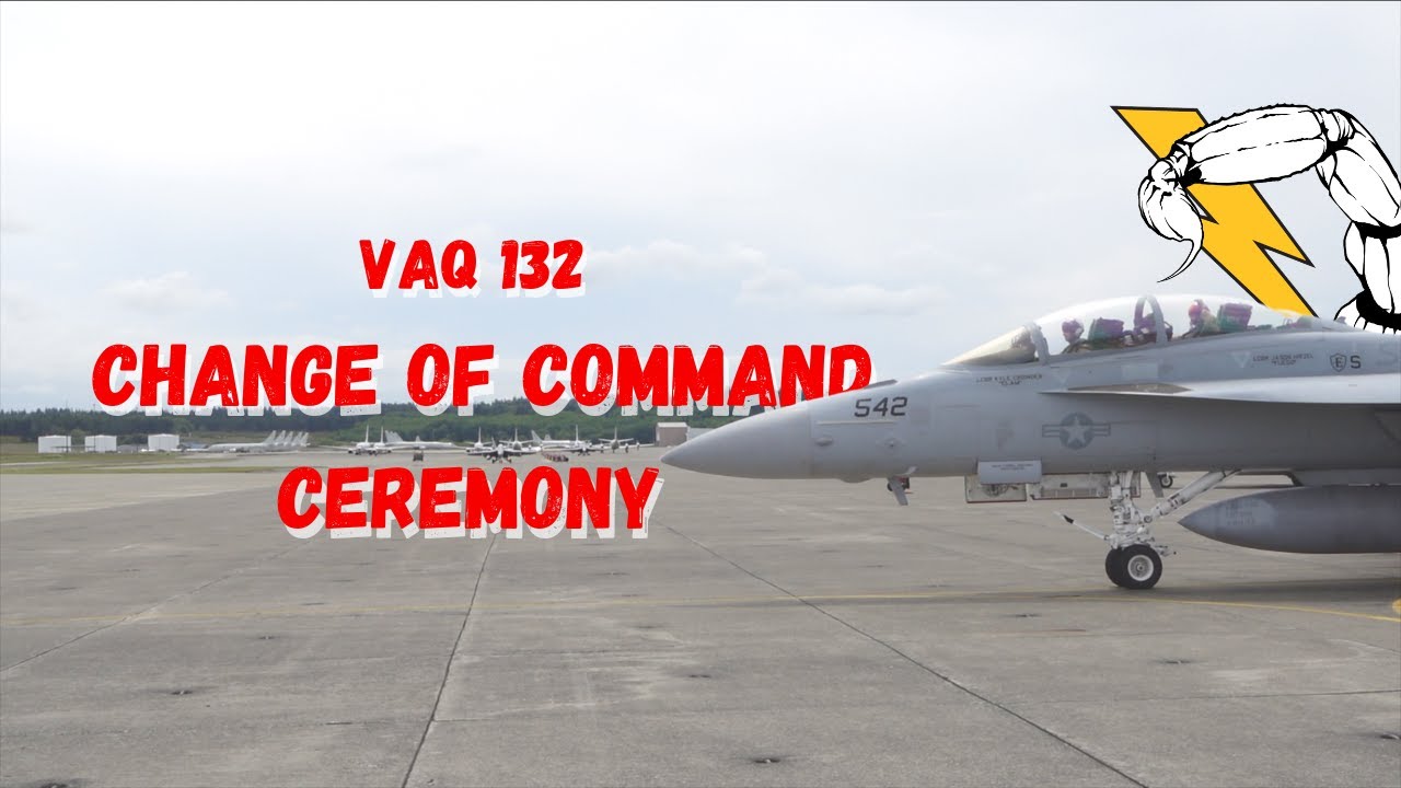 US Navy Squadron Change of Command Ceremony - YouTube