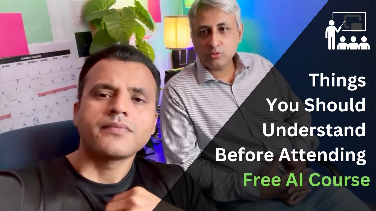 Things to do Before AI Free Basic Course - YouTube