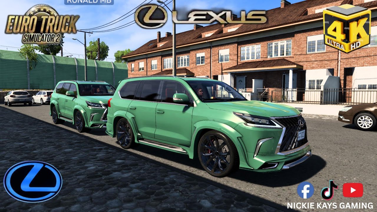 REALISTIC GRAPHICS | DRIVING FROM HOME WITH LEXUS | ETS2 v1.54 - YouTube