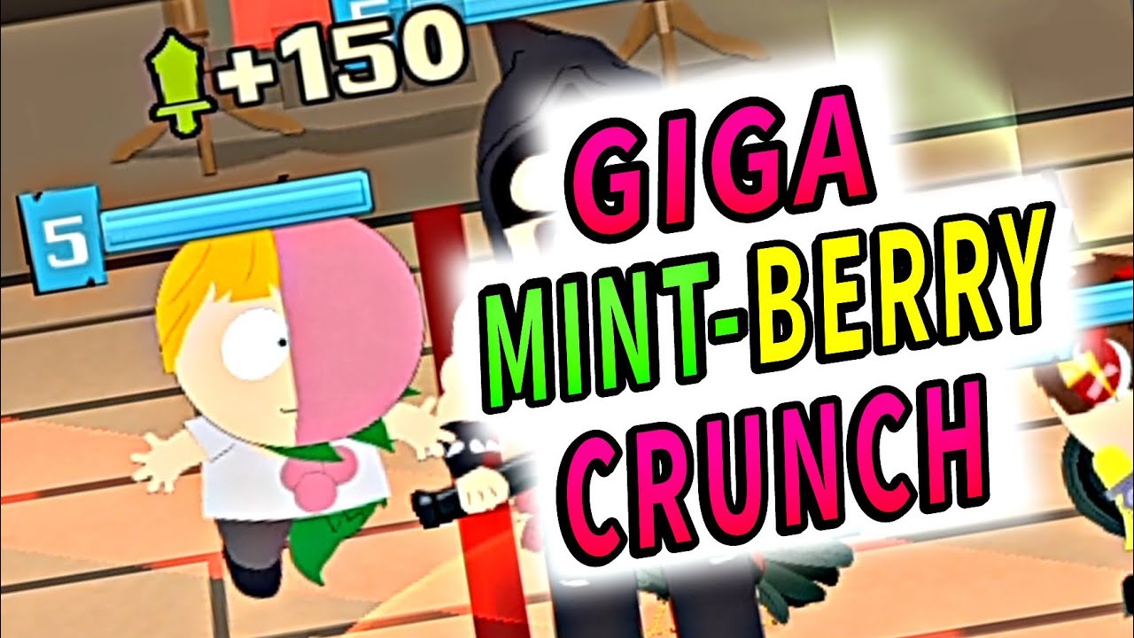 GIGA Mint-berry Crunch in Team Wars | South Park Phone Destroyer - YouTube