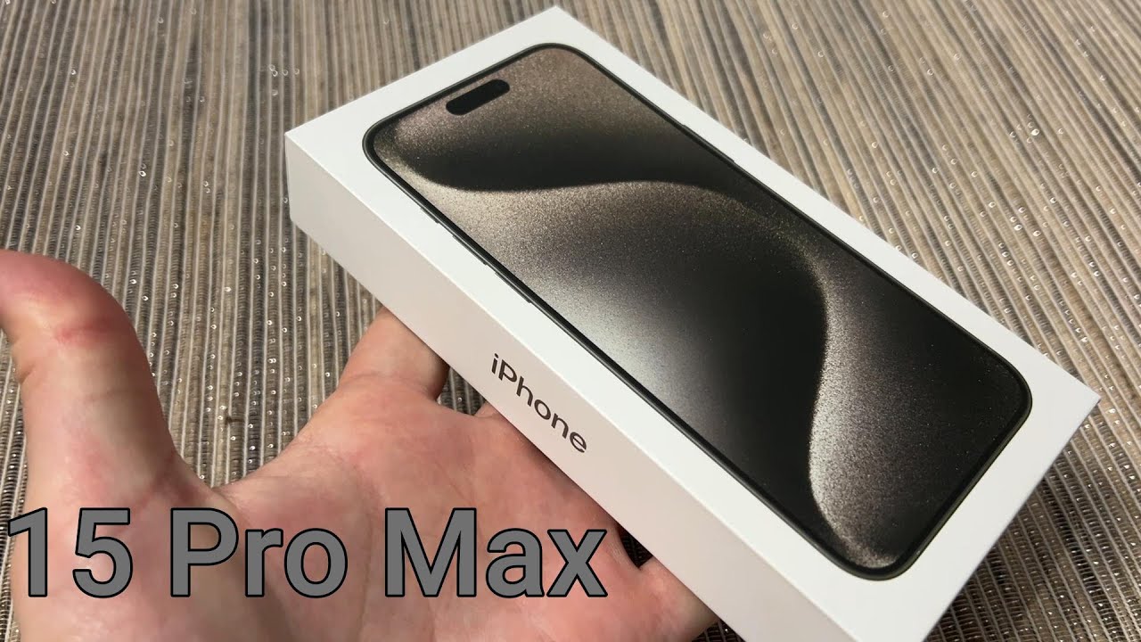 Unboxing iPhone 15 PRO MAX Natural Titanium - YouTube