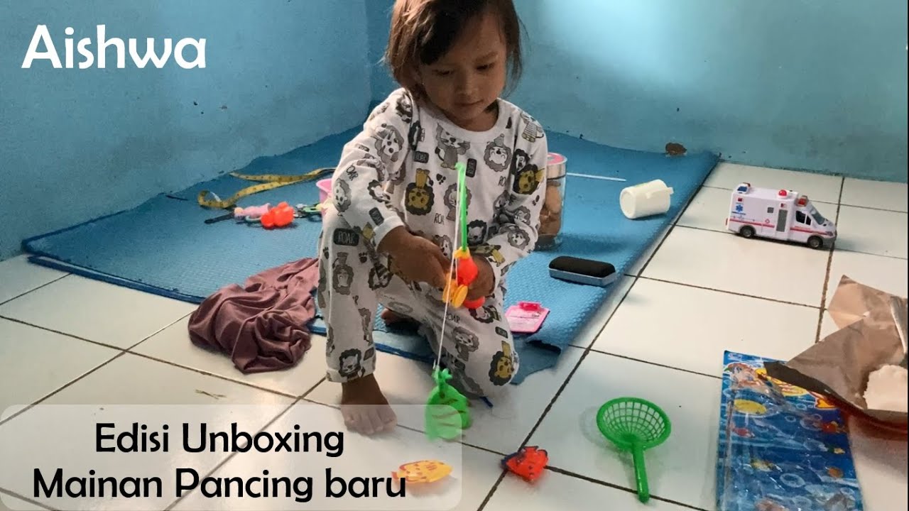 Review mainan anak!!! Unboxing Mainan Pancing Baru - Mancing Mania ...