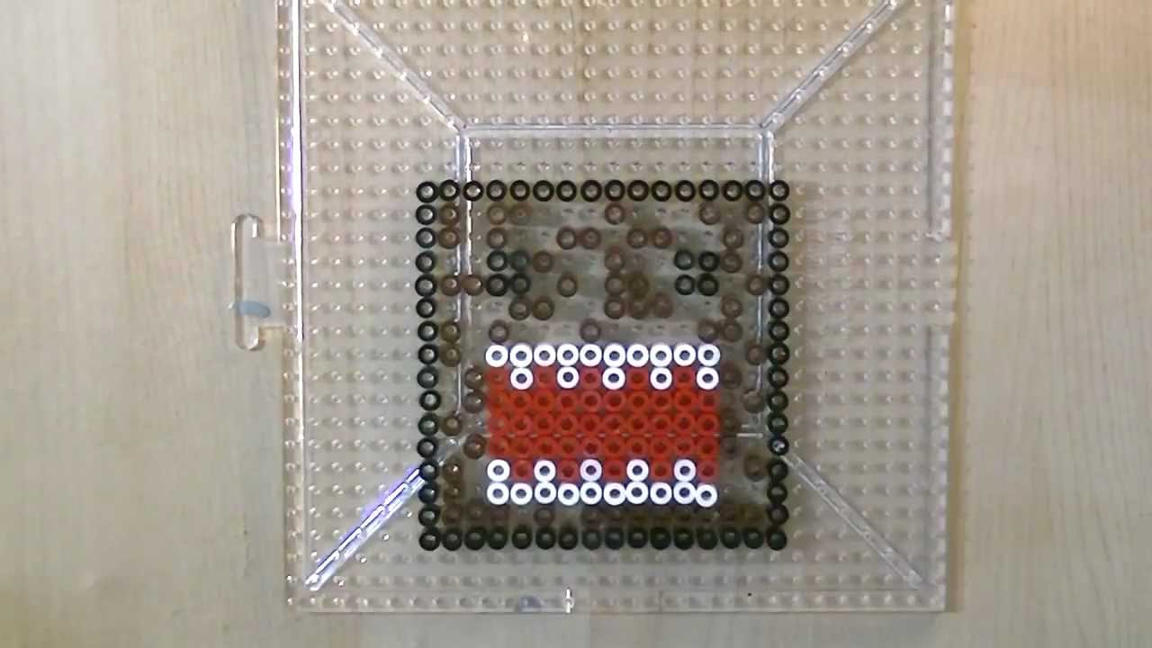 PERLER BEAD: Domo! - YouTube