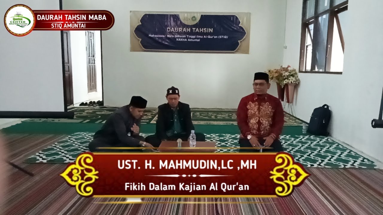 Day 4 | Fikih Dalam Kajian Al Qur'an - Ustadz H.Mahmudin,L.c.,MH ...