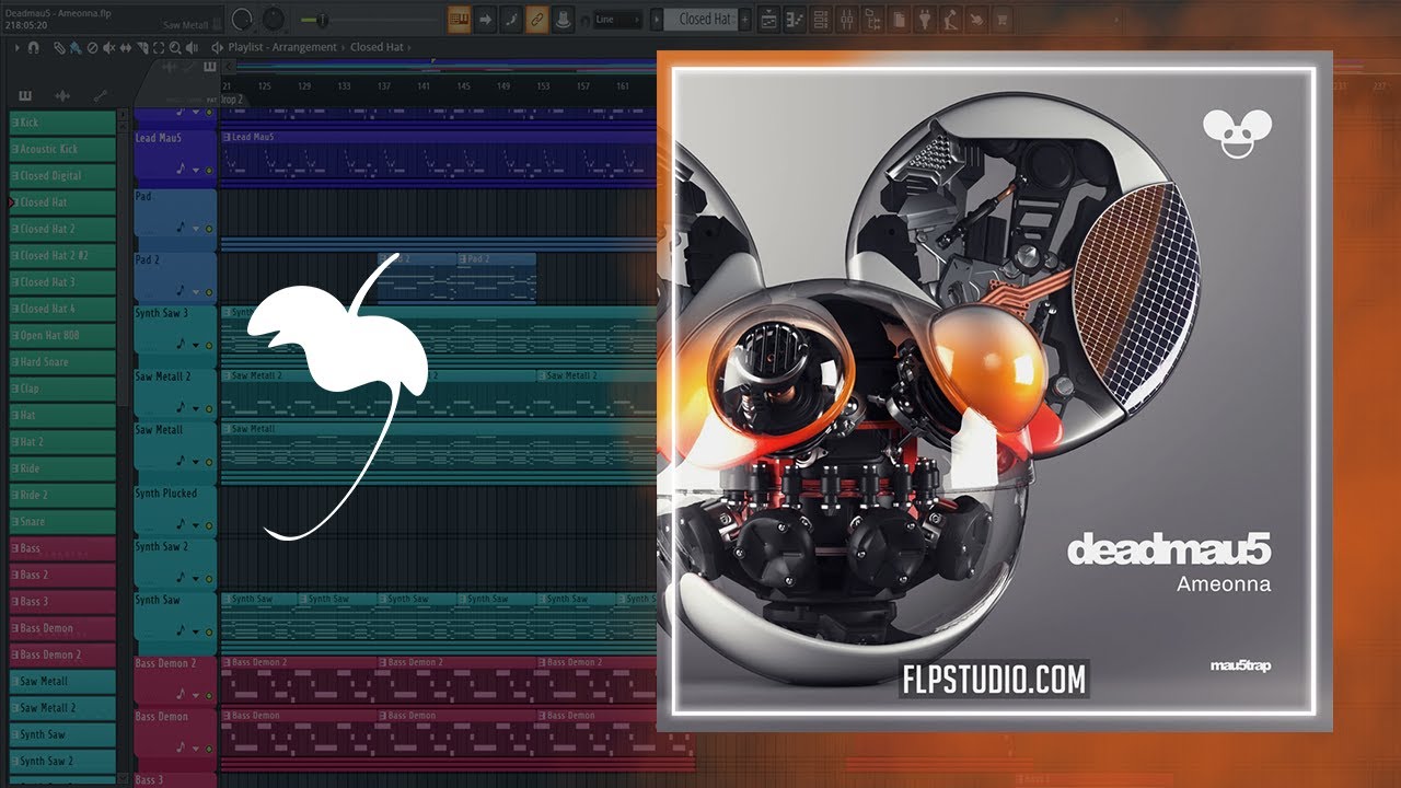 Deadmau5 - Ameonna (FL Studio Remake) - YouTube