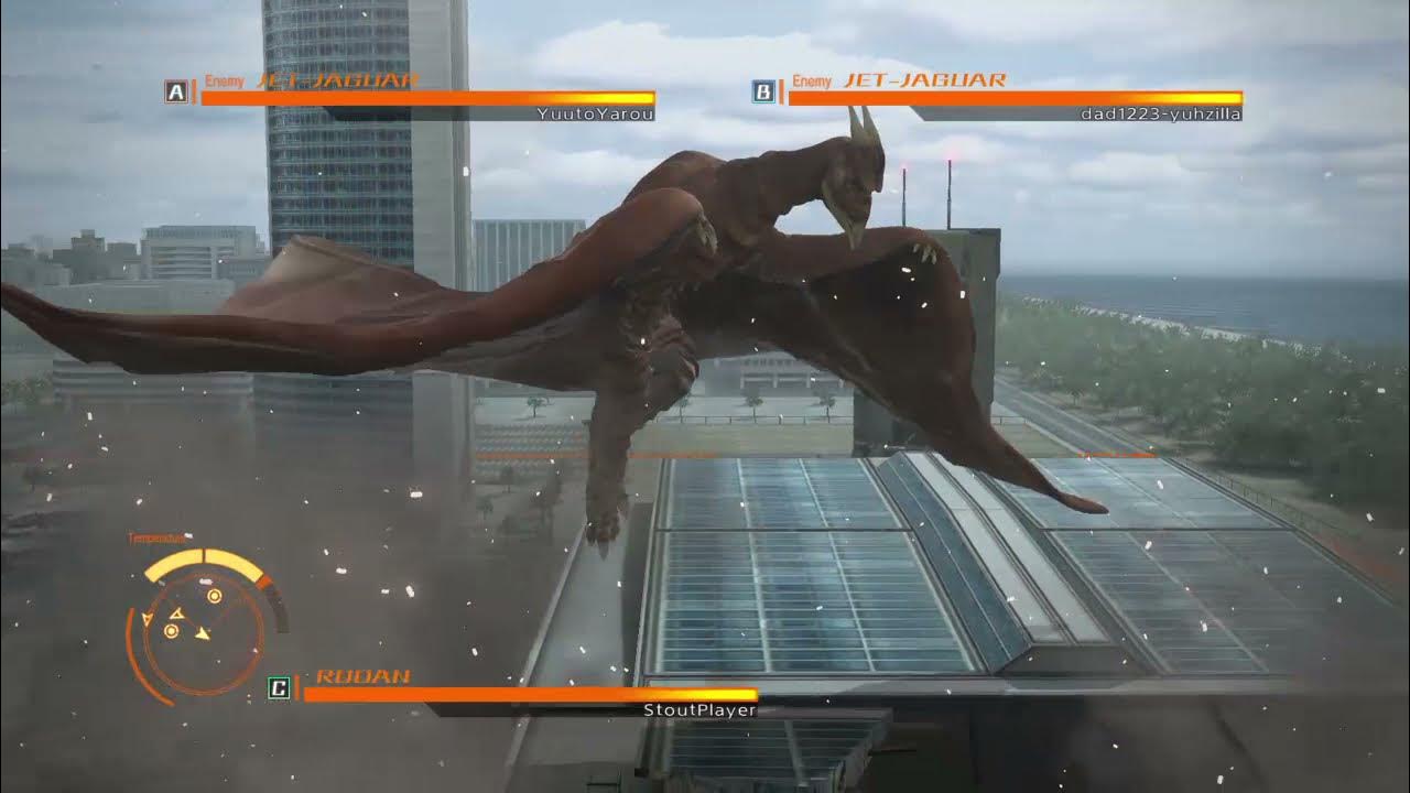 GODZILLA PS4 : Rodan vs 2 Jet Jaguars - YouTube