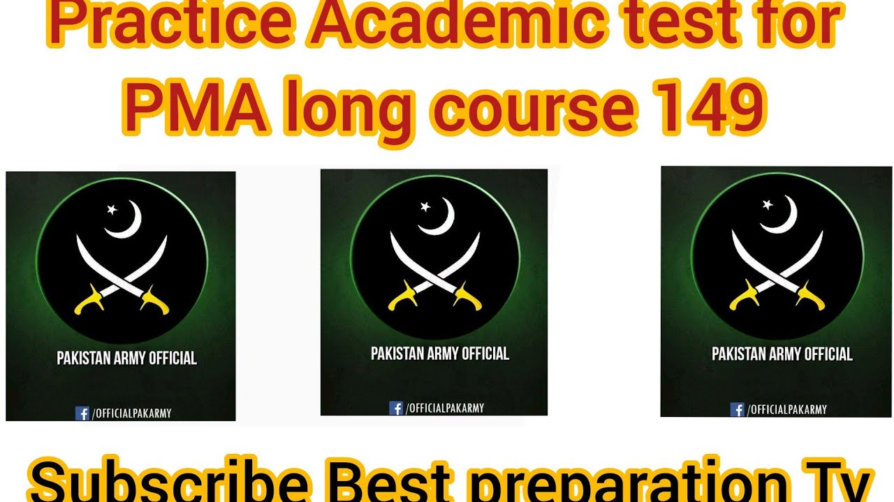 Practice test of Academic Portion PMA long course 149 - YouTube