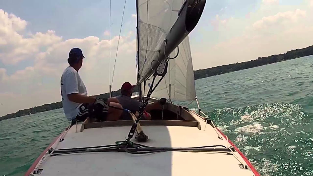 210 Sailing on Gull Lake 6-10-2012 - YouTube