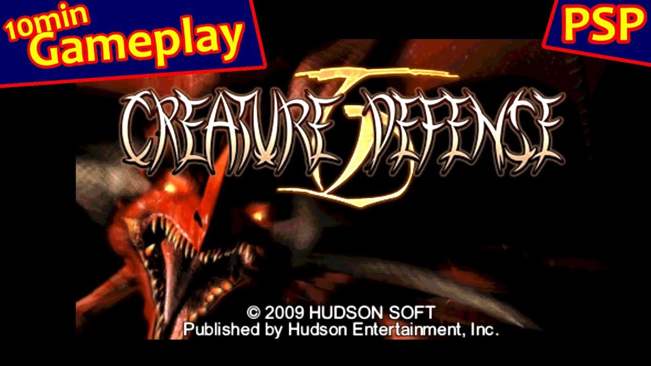 Creature Defense ... (PSP) Gameplay - YouTube