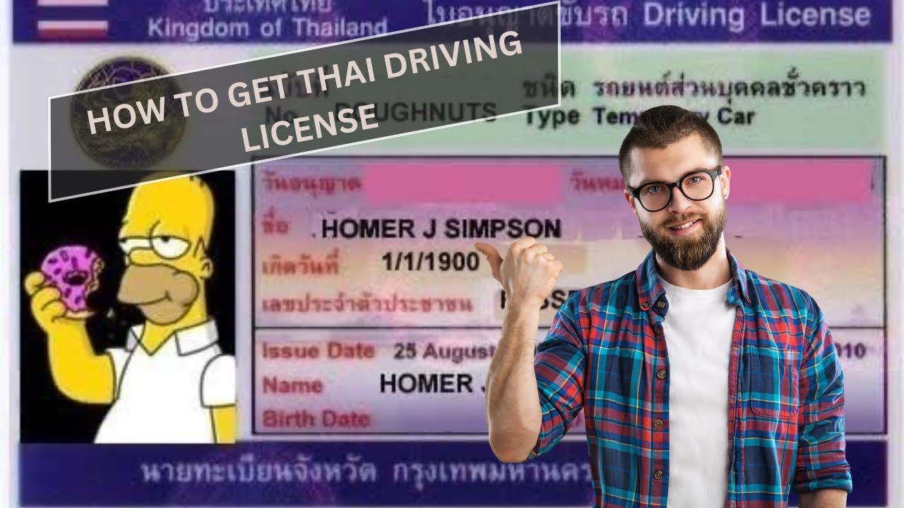 How to get thai driving license for foreigners? - YouTube