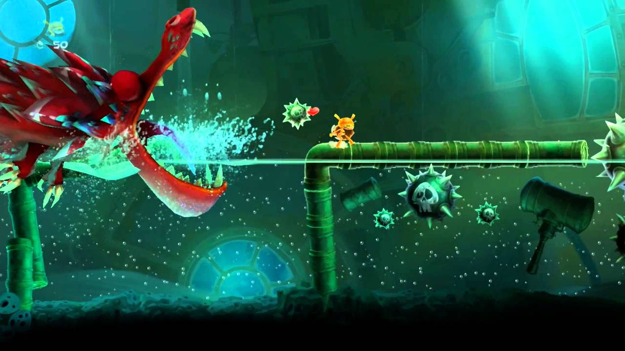Rayman Legends p36 - There's Always a Bigger Fish - YouTube