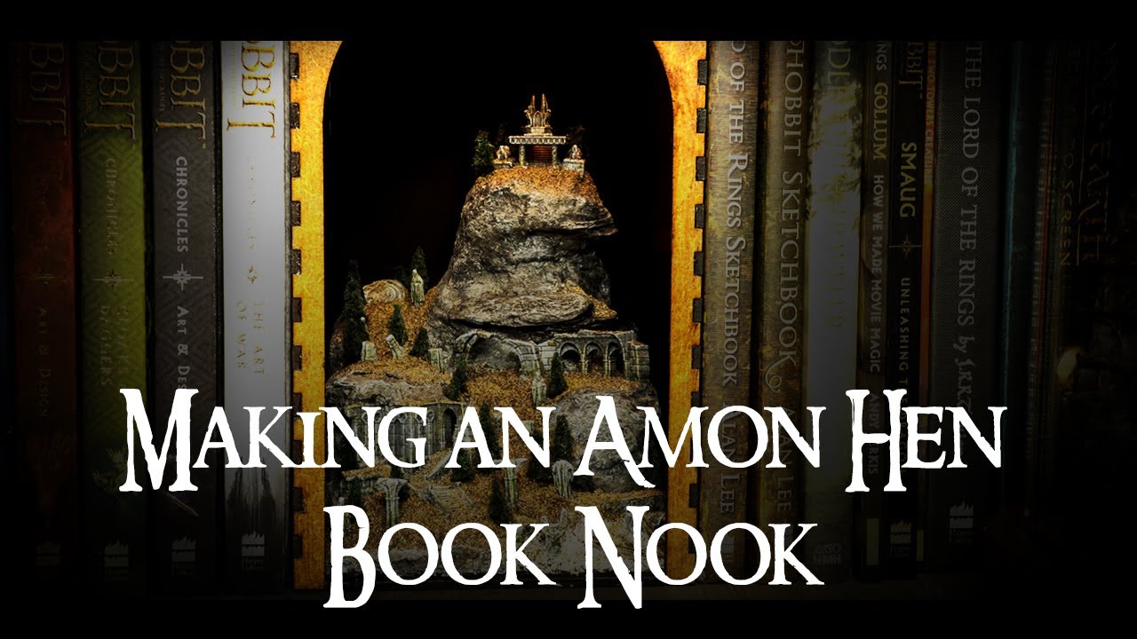 Making An Amon Hen Book Nook - YouTube