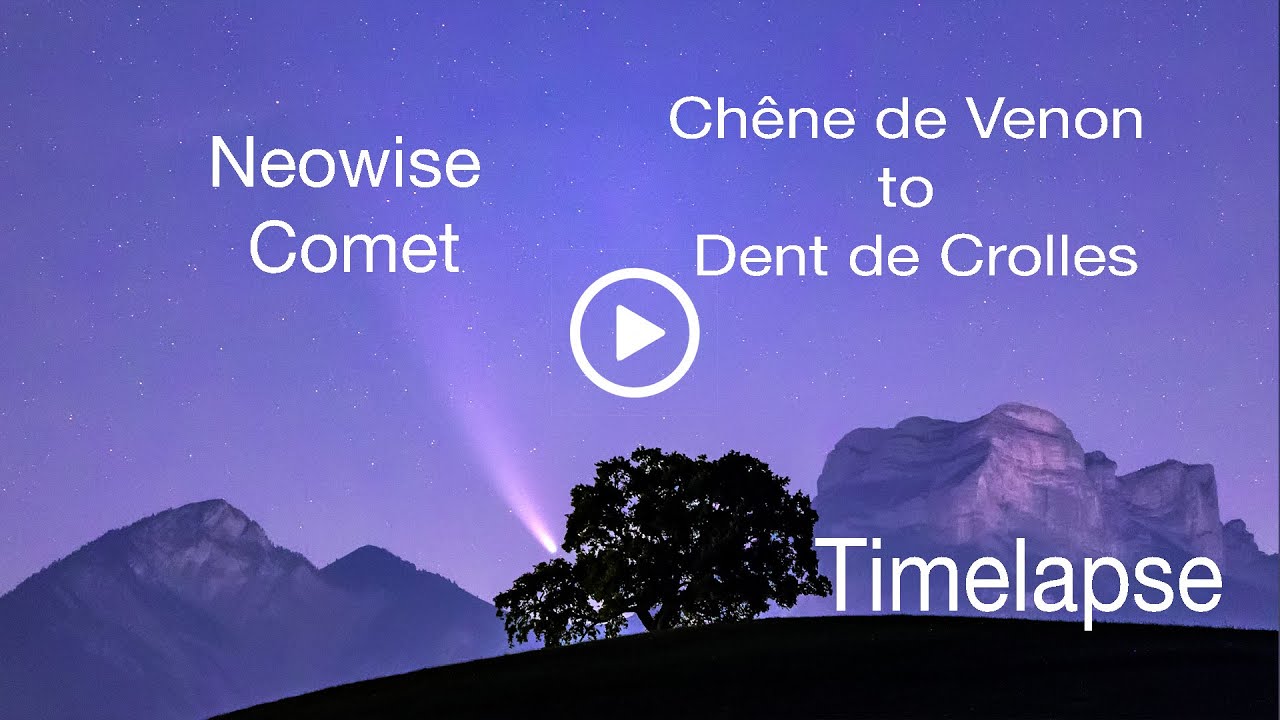 Neowise Comet timelapse II 4K - YouTube