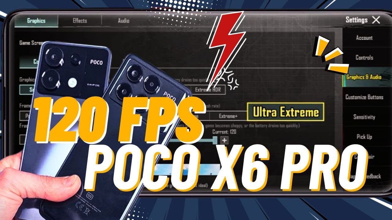 Poco X6 Pro Pubg Test | 120 Fps Full Review, Dimensity 8300 Ultra, 💯 ...