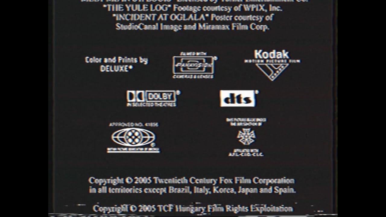 20th Century Fox/20th Century Studios (2005) - End Credits🎄👨‍👩‍👧‍👦💍 ️🏡 ...