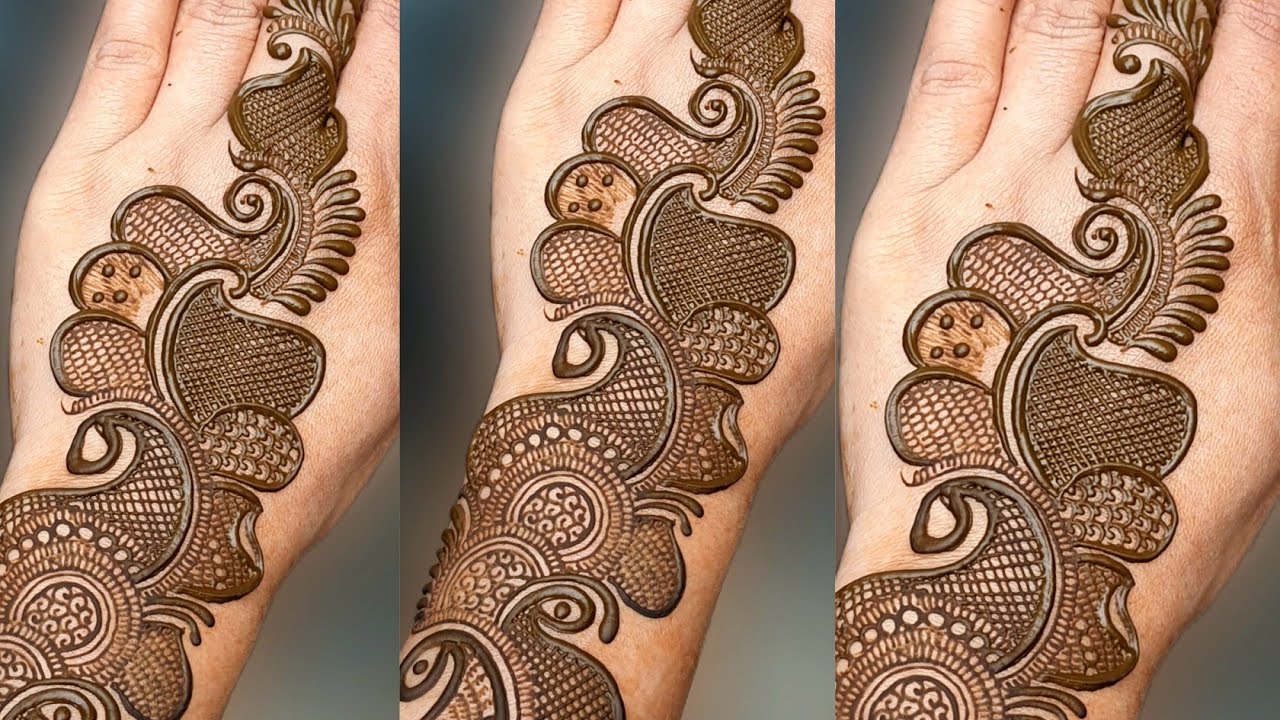 Simple Arabic Mehandi l Arabian Mehandi Design Full Hand Easy mehndi ...