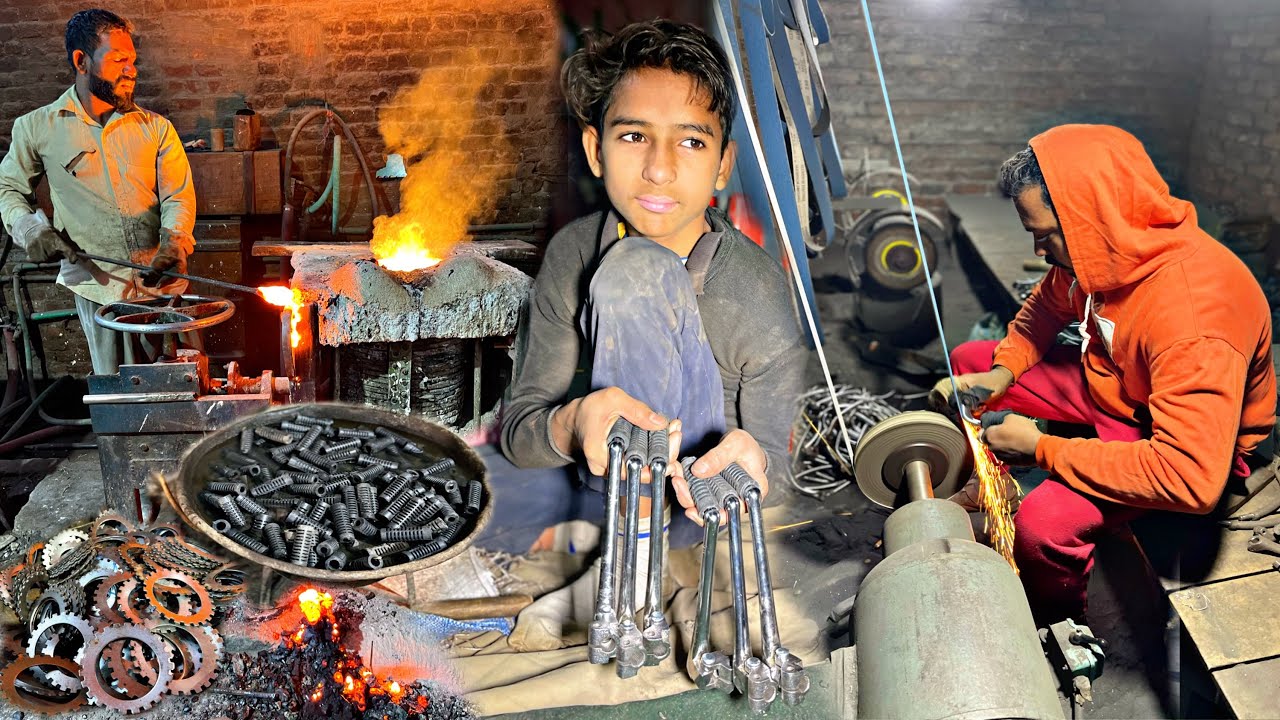 Amazing Mass Production of Bike Engine Kicks | How Bike Start Kick ...