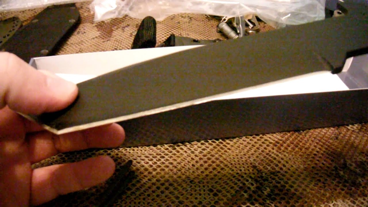 Cold Steel GI Tanto unboxing/initial review - YouTube