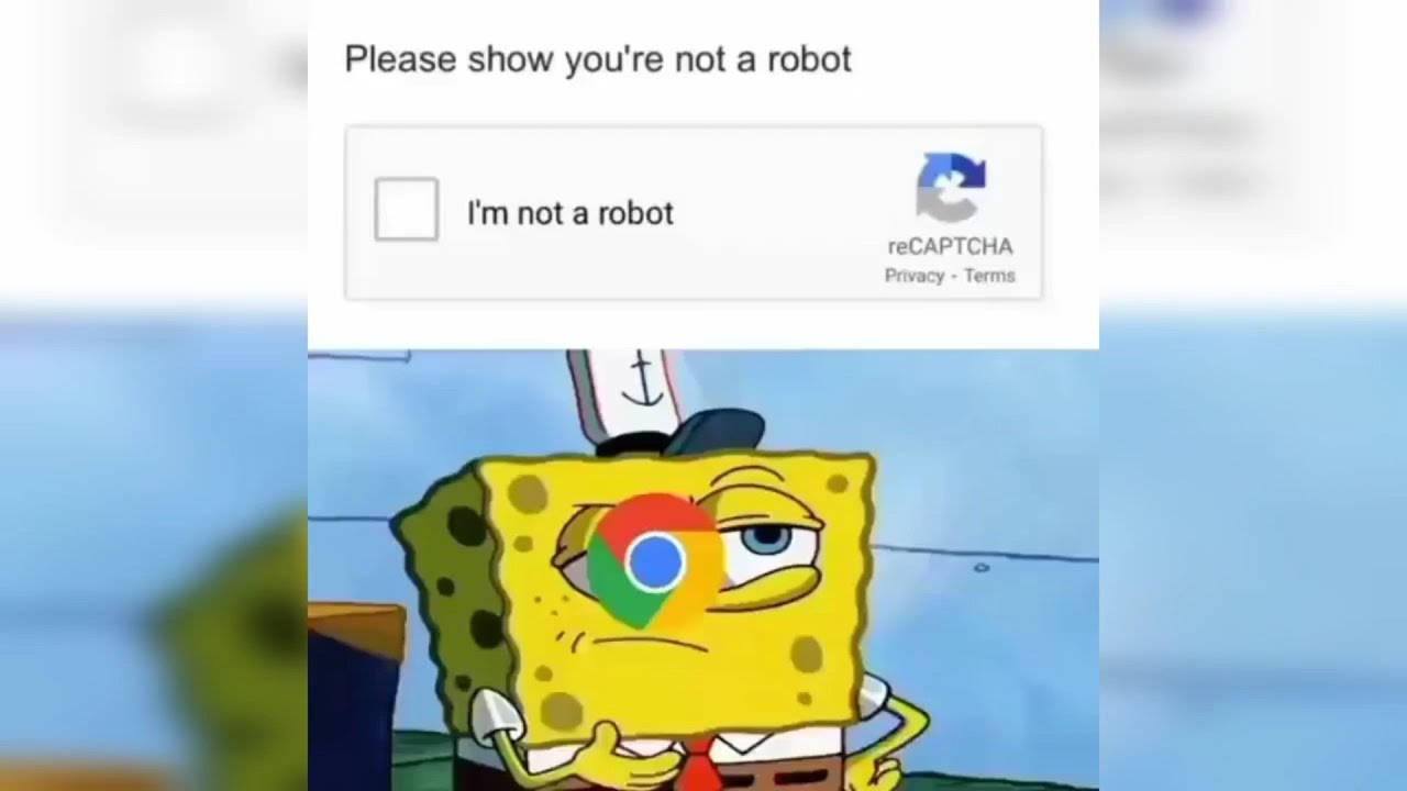 Saya Bukan Robot | Meme Spongebob - YouTube