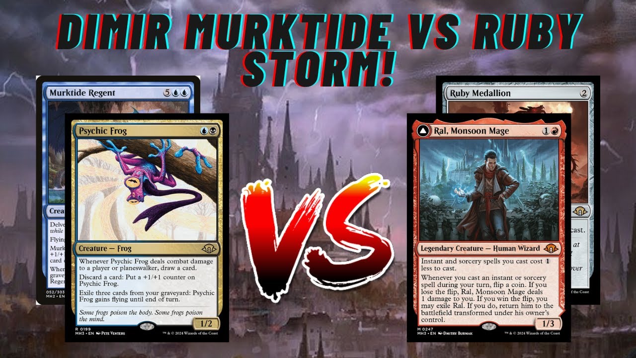 Can Murktide HANDLE The Storm?? - Dimir Murktide vs Ruby Storm in Modern! - YouTube