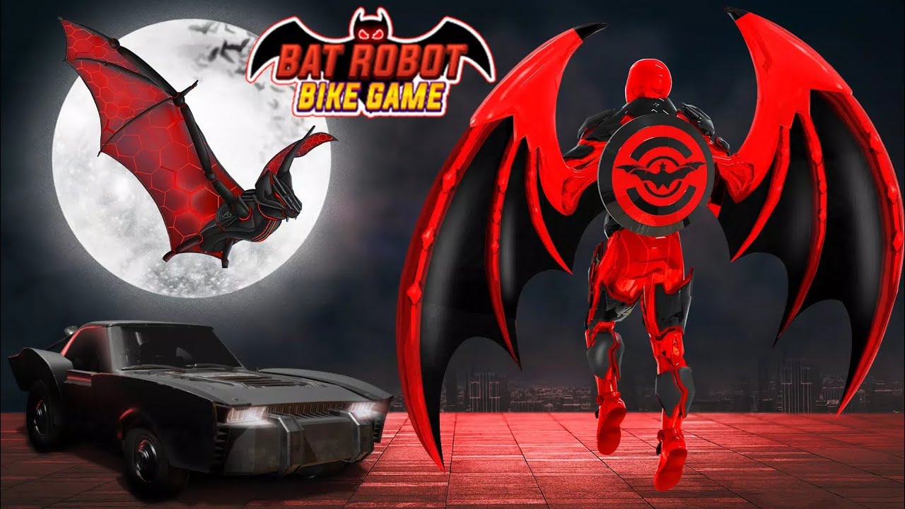Hero Bat Robot Bike Game #games #gamingchannel #gameplay #herobatrobot ...