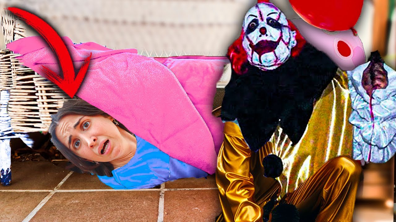 EL PAYASO AZAZEL no ENCONTRÓ MI ESCONDITE !! Vino desde la DEEP WEB a ...