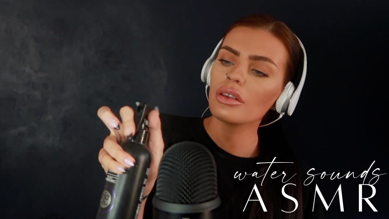 [ASMR] Water Sounds 💦 Spraying, Pouring, Swishing, Bottles & More - YouTube