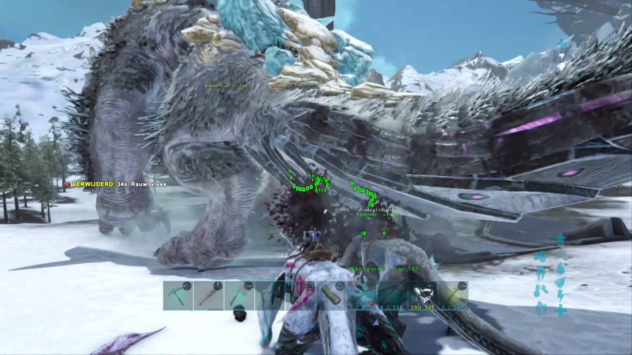 ARK: Survival Evolved ice titan temmen?? - YouTube