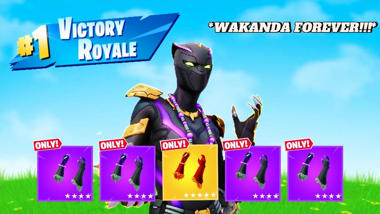 The *SHURI CLAWS* ONLY Challenge In Fortnite! - YouTube