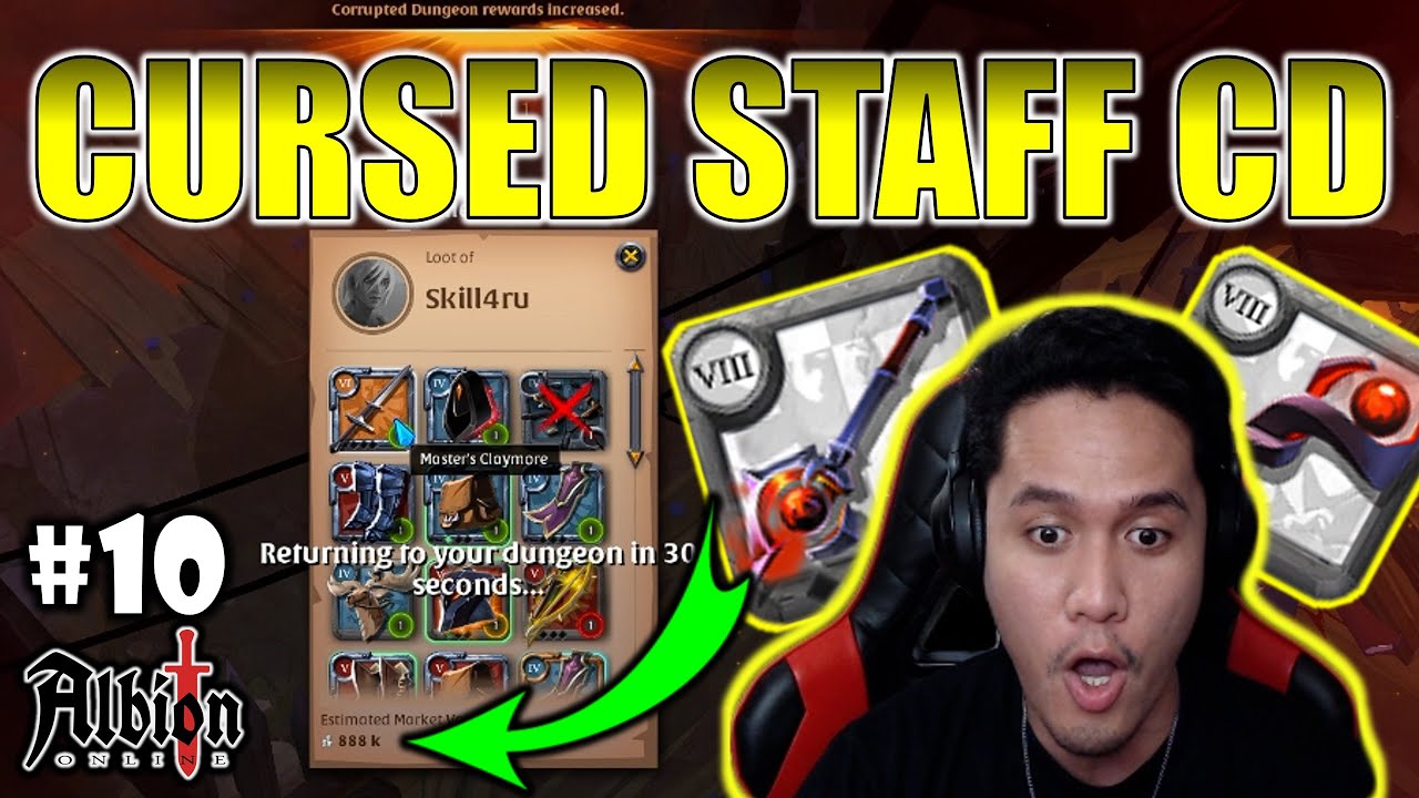 Cursed Staff Builds | Solo PvP | Albion Online Corrupted Dungeon #3 ...