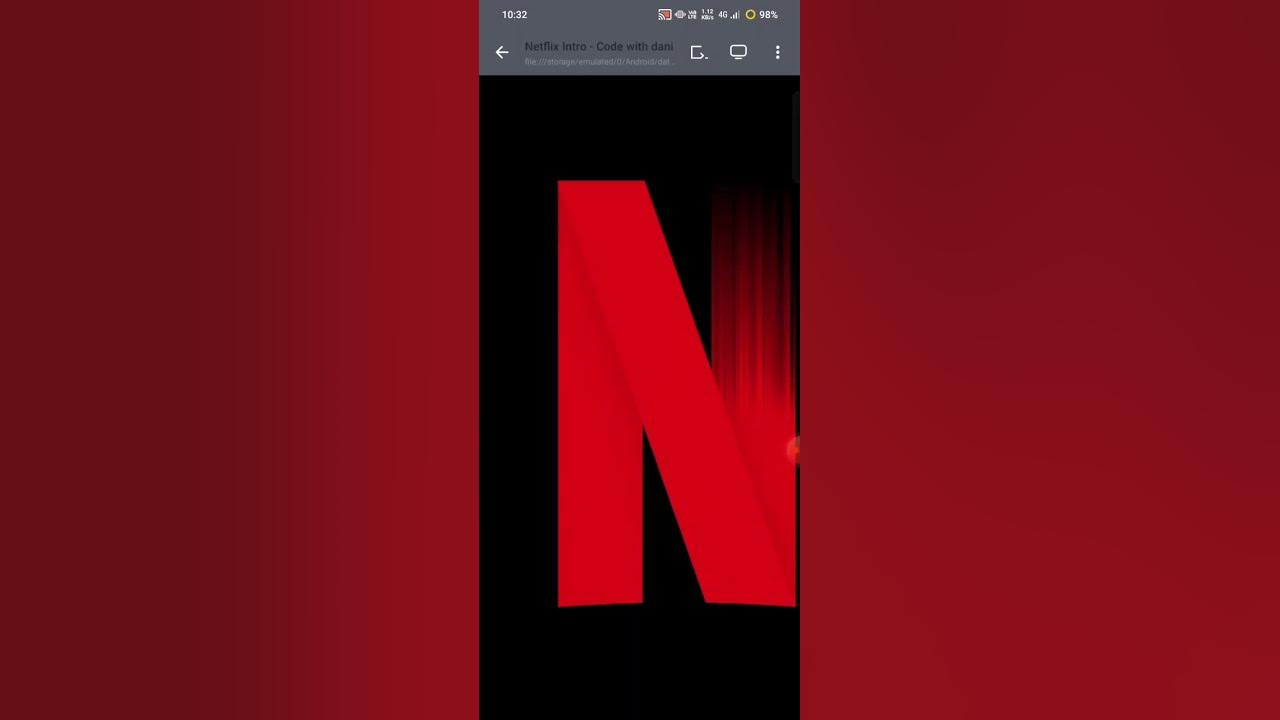 Netflix Intro Animation Using Html And Css With Source Code Shortsshortvideo Html Html5 