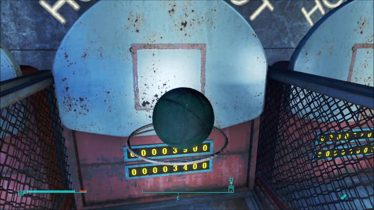Fallout 4 - Nuka World Arcade Basketball Pro Strat - YouTube