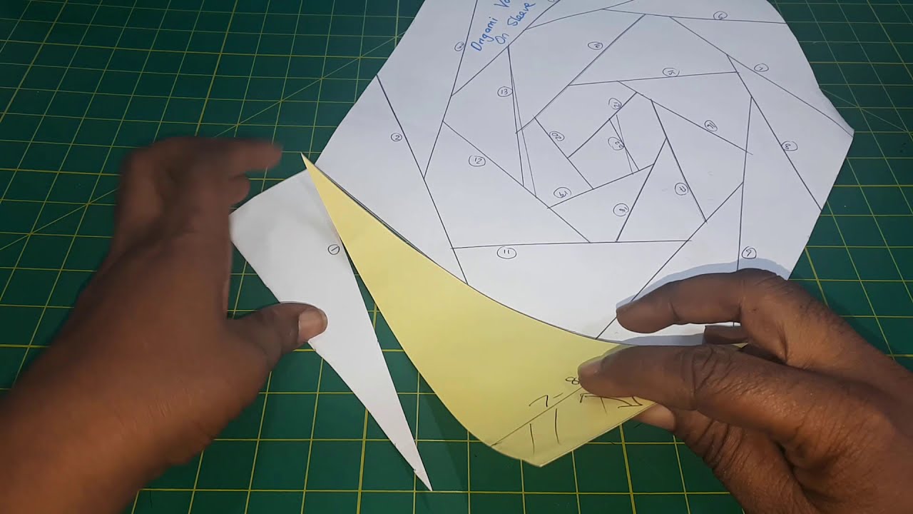 Origami vortex tutorial - YouTube