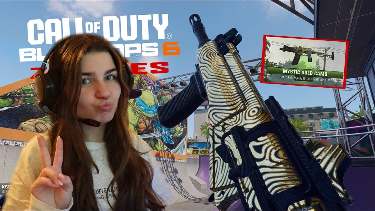 MYSTIC GOLD on the KSV smg | TMNT cowabunga cranked mode | black ops 6 ...