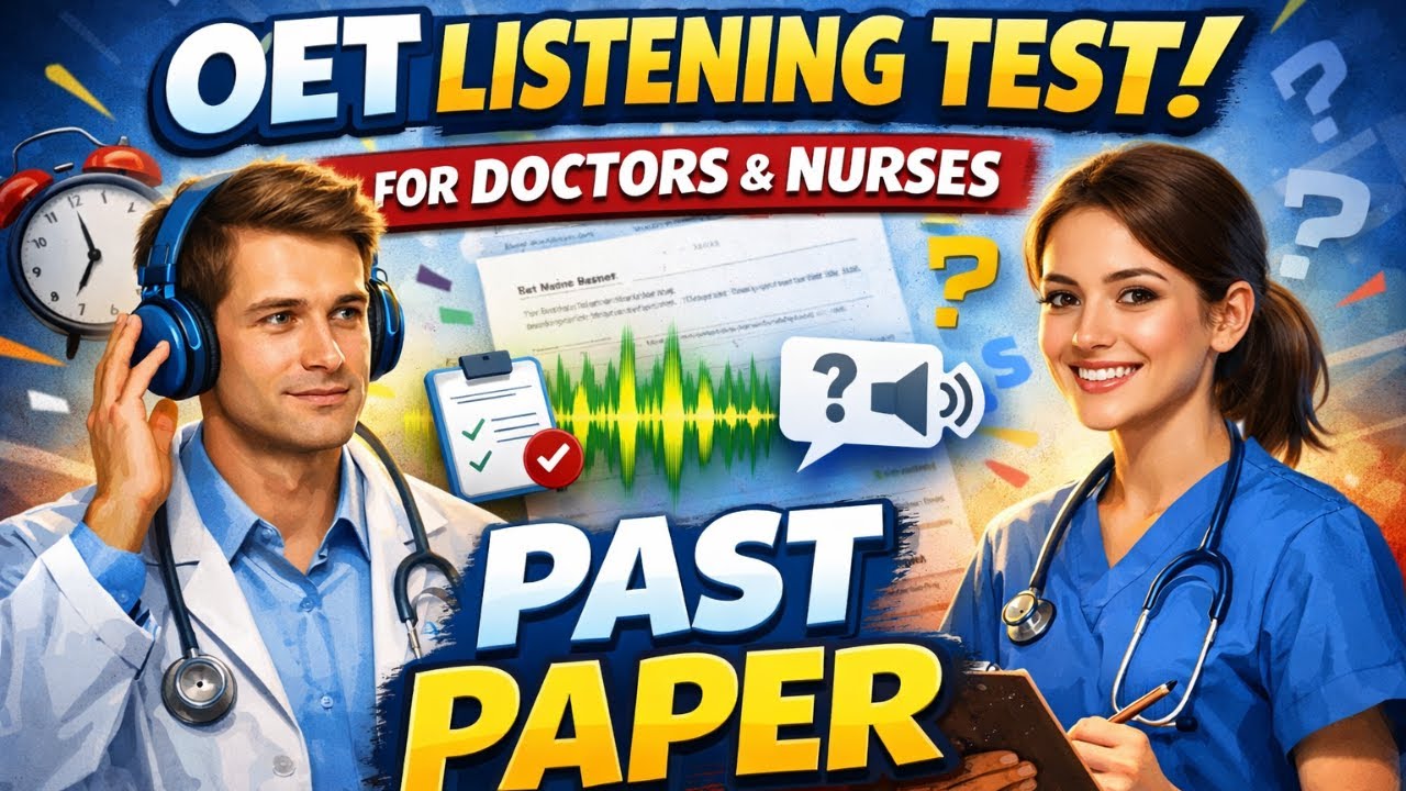 OET New Listening Test 2025 Real Exam Style Audio + Answer Key For ...