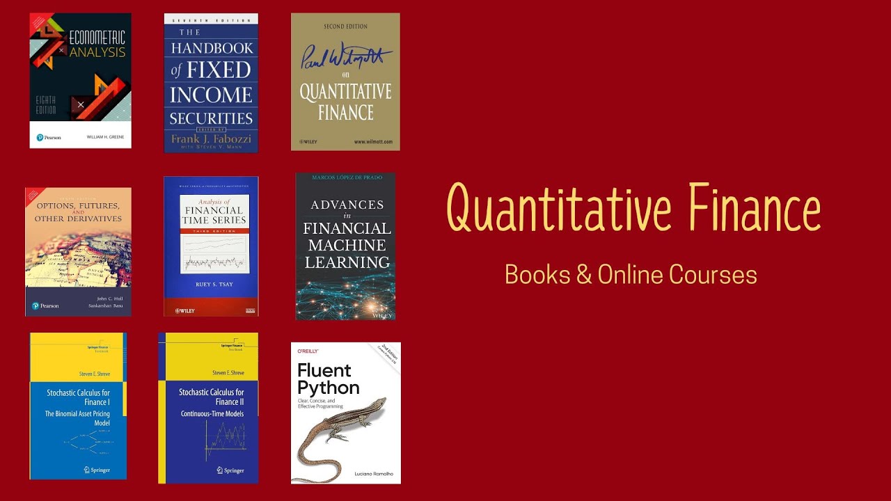 Books & Courses for Quantitative Finance - YouTube