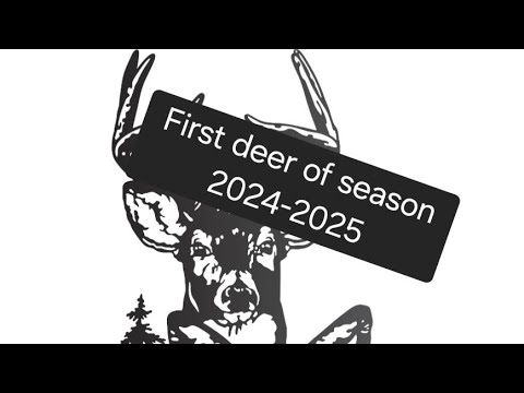 First deer of Hunting season 2024-2025 - YouTube