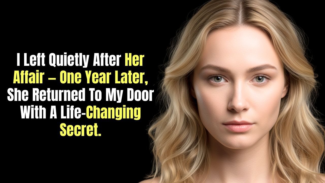 I Left After Her Affair — One Year Later, She Returned My Door With A ...