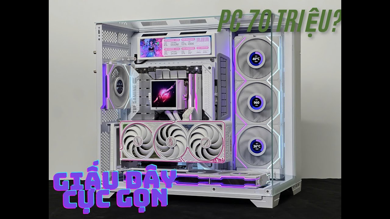 PC 70 Triệu cực kì gọn đẹp với Z790 TUF Gaming BTF | Con main quá đáng ...