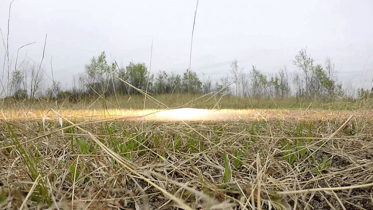 Shooting a water jug and exploding target in realtime and slowmo - YouTube