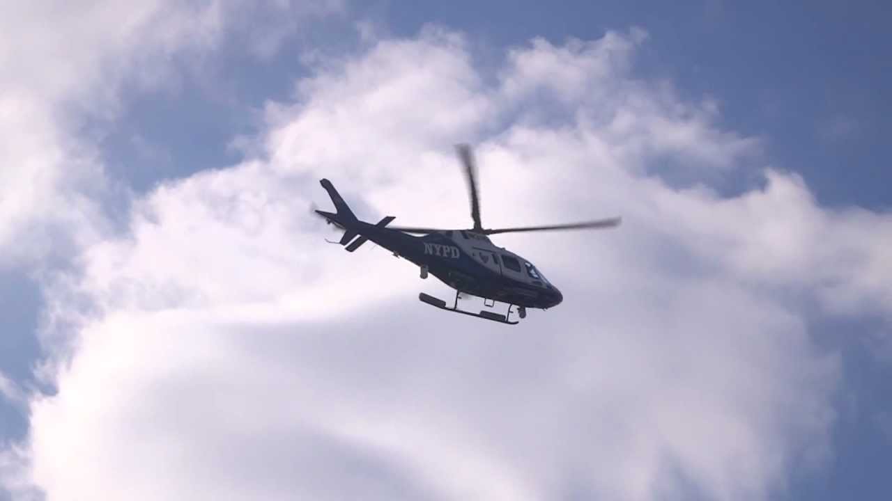 NYPD Chopper Hovering Over Our Building - YouTube