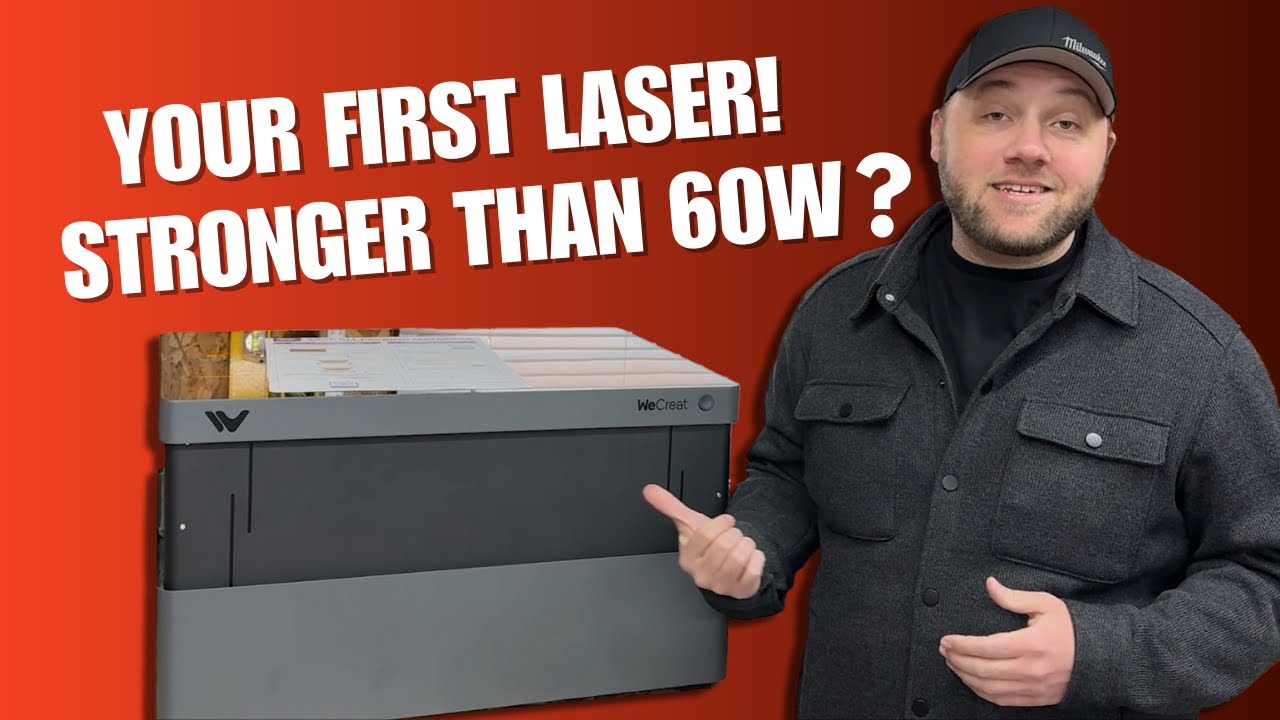 WeCreat Vision PRO: 45w Laser that's stronger than a 60w Laser - YouTube