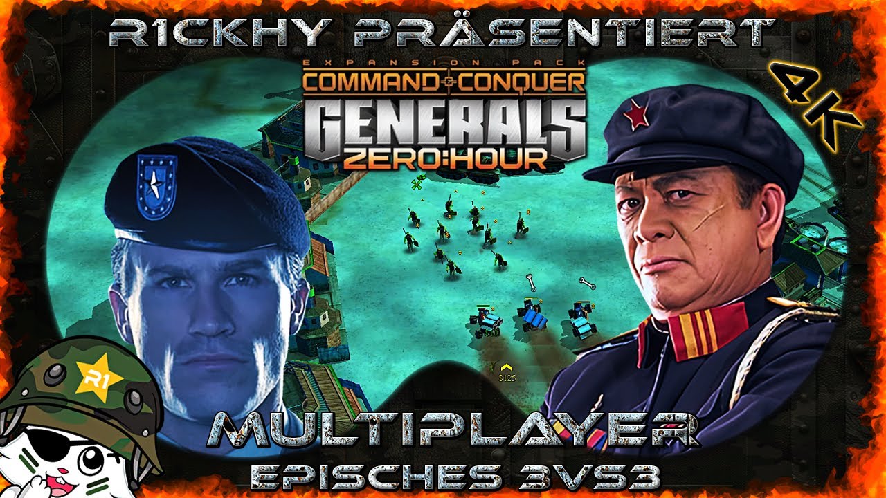 4 Player FFA Multiplayer -Kab VS Mal VS Fbi VS R1 📢 Command & Conquer ...
