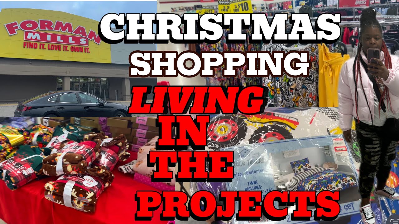 COME CHRISTMAS SHOPPING WITH ME 🎁🎄|LIVING IN THE PROJECTS | LOW INCOME ...