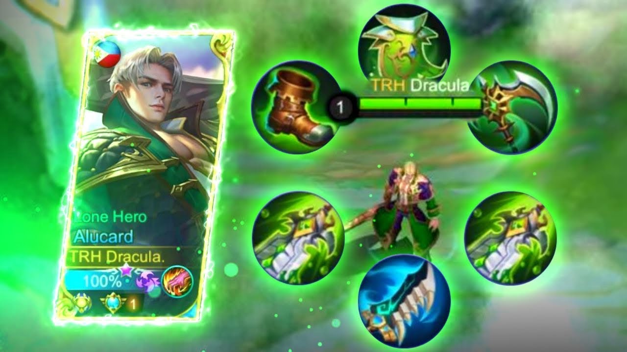 ALUCARD GREEN LANTERN BUILD | SUPER OP BUILD | MLBB - YouTube