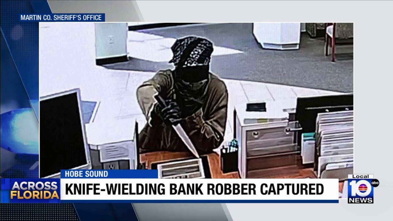 Suspect demands death before capture in Florida Bank heist, deputies ...
