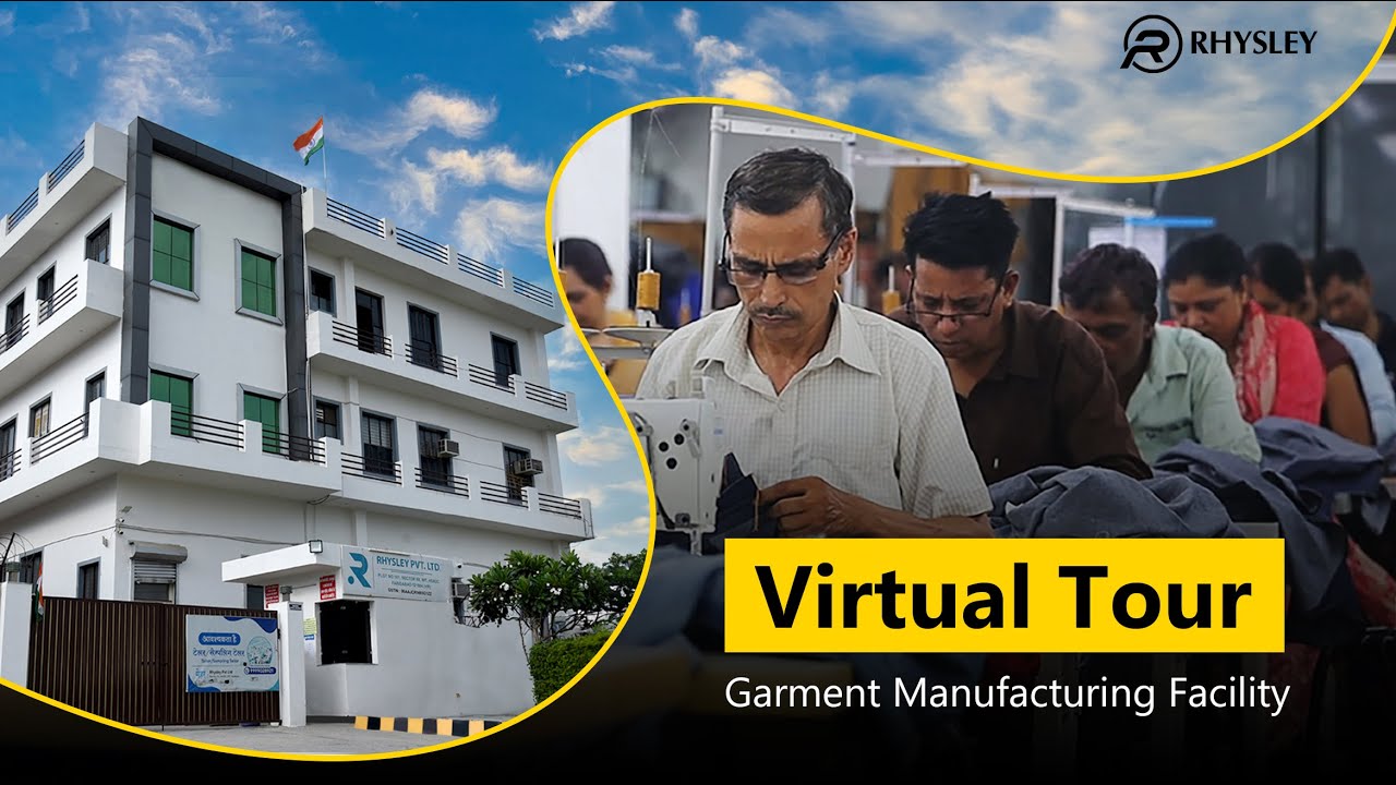 Virtual Tour of Garment Manufacturing Facility - Rhysley Group - YouTube