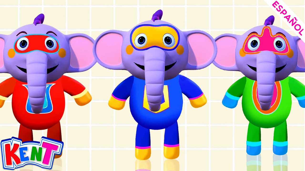 Kent el Elefante | Rutina matutina de superhéroe de Kent 🎨 | Learn ...